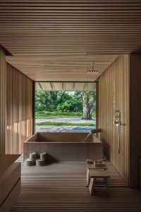 Water Cherry House: arquitetura japonesa biofílica de Kengo Kuma